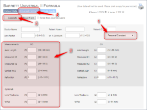 Fórmula Universal II de Barrett de 4ª generación para el cálculo de ...